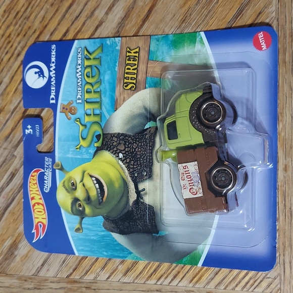 Dreamworks | Toys | Hot Wheels Character Cars Shrek | Poshmark